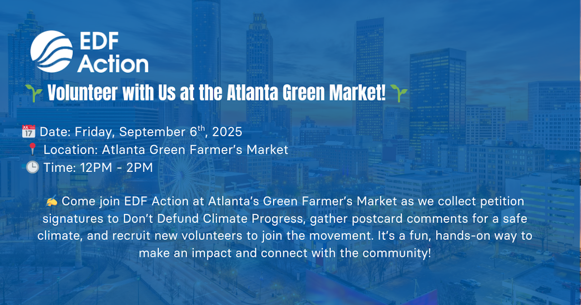 🌱 Volunteer with Us at the Atlanta Green Market! 🌱 · Climate Action Campaign
